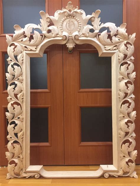 Рама для дзеркала | Legno intagliato, Legno, Progetti