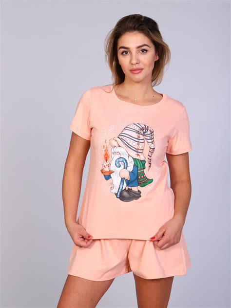 450 550 Домашний костюм Гномик персик. Ninel