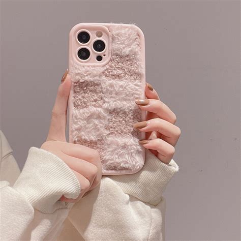 Плюшевый чехол для телефона iphone 13 pro max/айфон 13 про макс ...