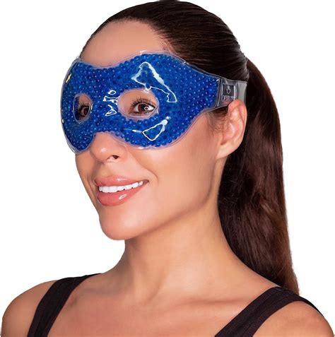 Buy Gel Eye Mask with Eye Holes- Hot Cold Compress Pack Eye Therapy ...