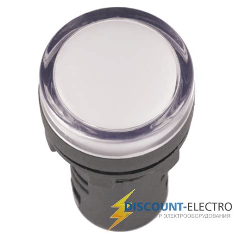Лампа AD-22DS (22мм,белая,LED,230В) — купить в Дисконт-Электро | Цена ...