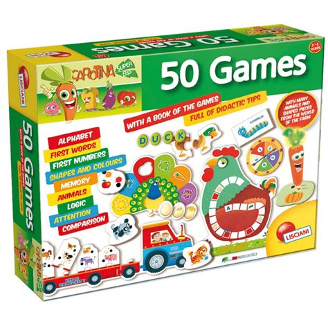 Carotina 50 Games | Lisciani | BabyOnline HK