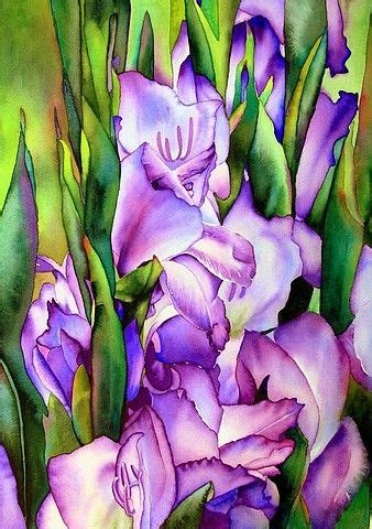 Solveig Rimstad ~ iris watercolor | Fiori, Acquerello