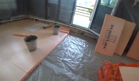Стяжка на пеноплекс: можно ли заливать в квартире, технология ...
