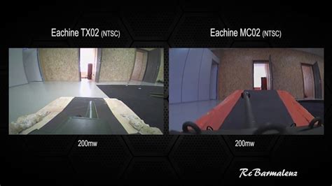 Fpv камеры Eachine mc02 vs Eachine tx02 - YouTube