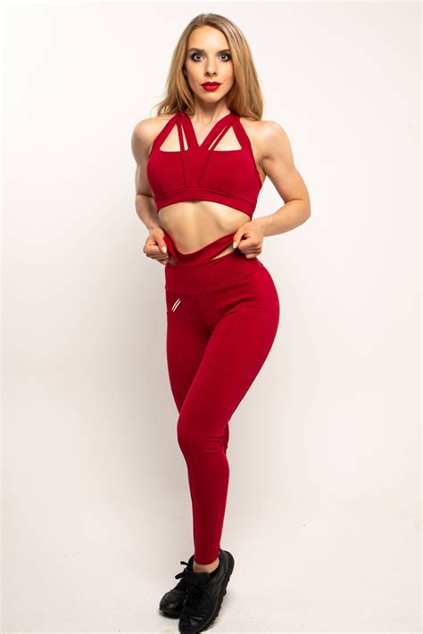 Легинсы NIKA красные
