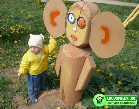 Поделки из дерева: украшаем дачу - Chudopredki.ru