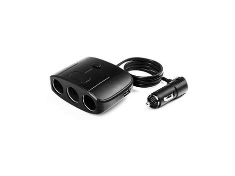 Priza auto tripla cu USB Olesson 1635