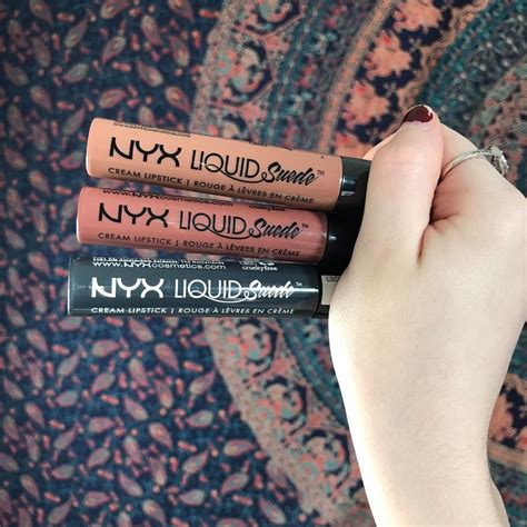 NYX Liquid suede & soft matte lip creams - Lauren Gravell