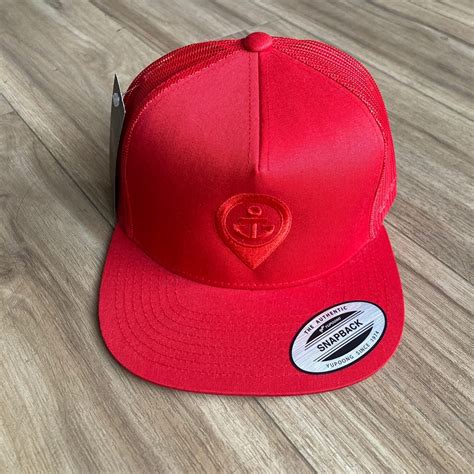 Кепка snapback красная Якорь купить в Спб в skateshop.ru с доставкой