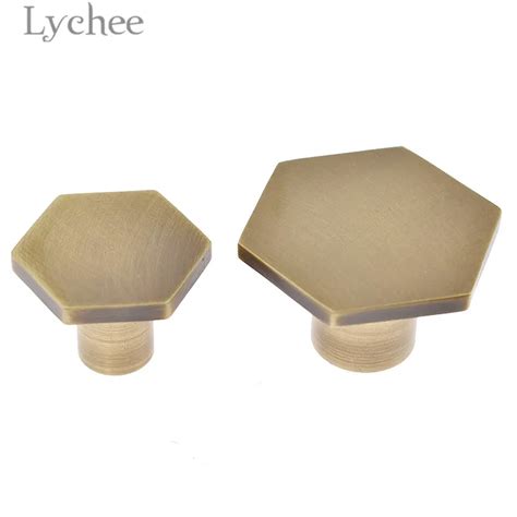 Lychee, винтажный медный шестигранник, выдвижная ручка, креативные ...