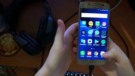 Как подключить SUMSUNG galaxy s7 к ПК - YouTube