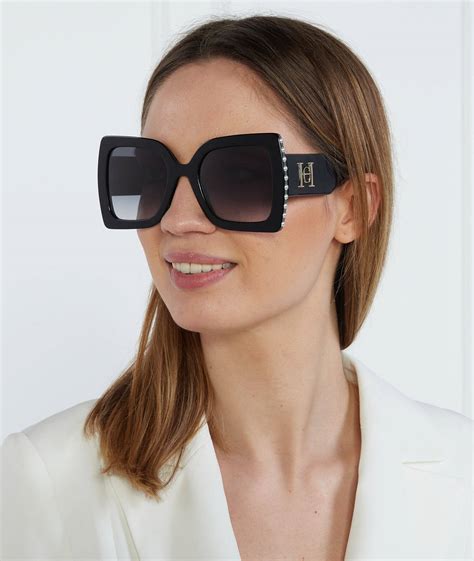 Okulary przeciwsłoneczne Carolina Herrera | Czarny | Gomez.pl