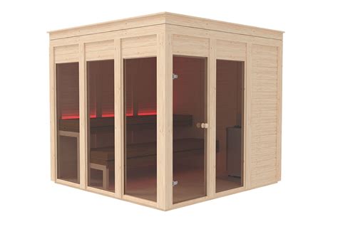 Moderne Sauna ECO-POLAR ⋆ Tynnyri-Sauna.com