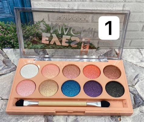 MK Professional Тени сатиновые, сияющие, палитра 10 цветов - купить с ...