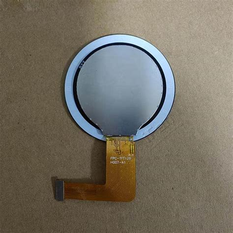 1.28 inch Round TFT LCD 240x240 - IPS Display