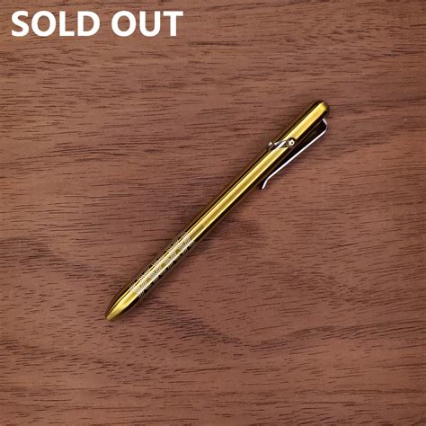 Titanium EDC Bolt Action Pen V3 Freedom Series #0027 Parker Sized ...