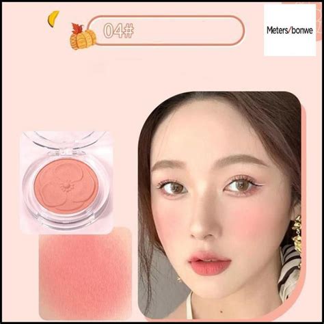 HOJO Румяна для лица,компактные Solo Compact Blush розовые матовые,тон ...