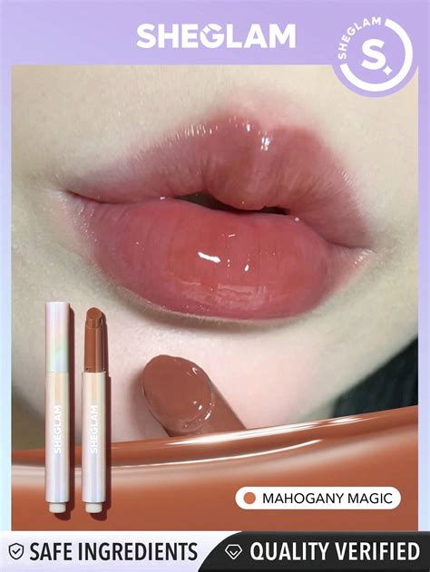 SHEGLAM Pout-Perfect Shine Lip Plumper-Sepia Kiss Moisturizing Plumpin ...