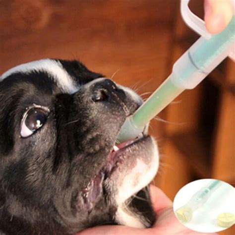 Pet Dog Cat Capsule Tablet Pill Gun Piller Pusher Syringe Doser Green ...