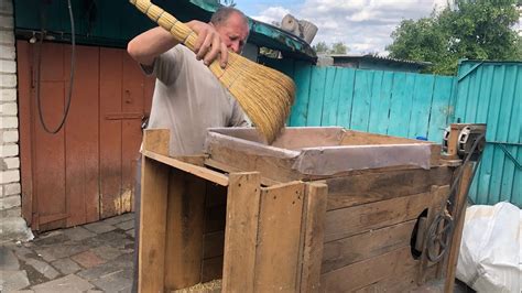 Сама краща віялка для зерна. Підготовка зерна до посіву. Результат ...