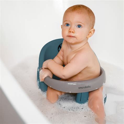 Сиденье для купания AmaroBaby Enjoy бирюзовое купить по цене 1359 ₽ в ...