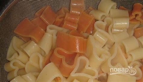 Цветные макароны - пошаговый рецепт с фото на Повар.ру