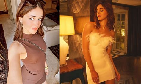 A sneak peek into Ananya Panday's chic mini dresses for good casual days