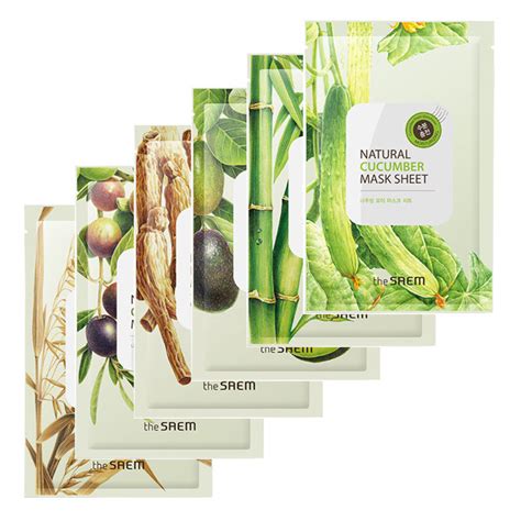 Листовая маска The Saem Natural Mask Sheet, цена. Купить The Saem ...