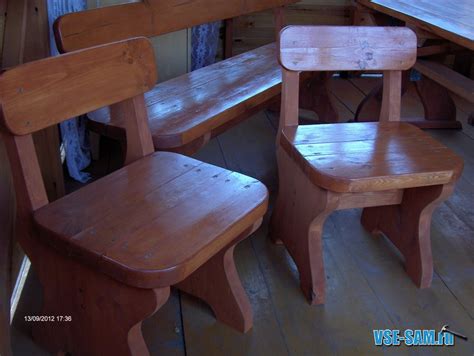 Мебель для беседки (скамейки и стулья)