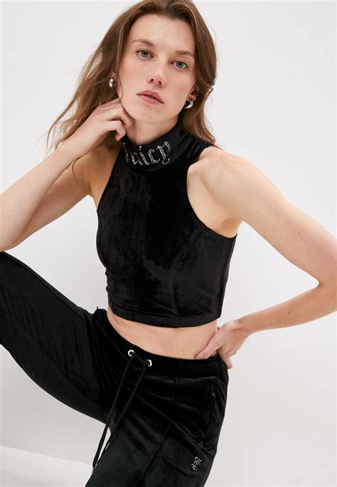 Топ Juicy Couture RACHEL, цвет: черный, JU660EWKPXH0 — купить в ...
