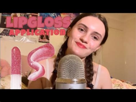 ASMR Lipgloss Try-On Haul (Gloss Pumping, Mouth Sounds & Kisses)