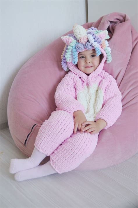Кигуруми единорог для девочки | Кигуруми, Костюм единорога, Девочка