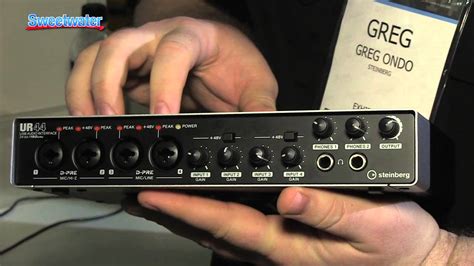 Steinberg UR44 Audio Interface Overview - Sweetwater at Winter NAMM ...