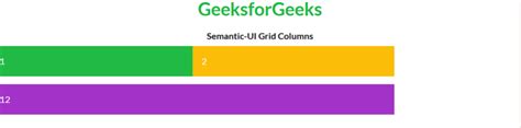 Semantic-UI Grid Column | GeeksforGeeks
