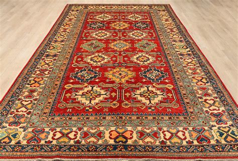 Кавказский ковер № 1544 KAZAKH с национальной росписью из шерстяных ...