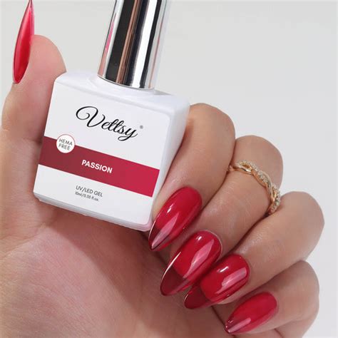Hema-Free Gel Nail Polish PASSION – Vettsy