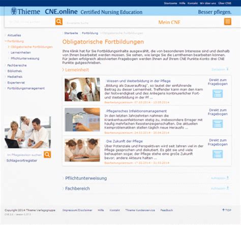 CNE - Thieme Connect - E-Learning