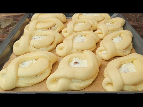 Булочки с творогом рецепт