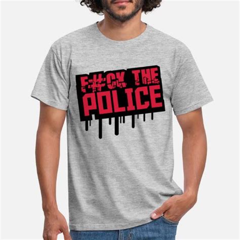 Fuck The Police Graffiti Stempel Männer T-Shirt | Spreadshirt