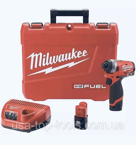 Компактный импульсный шуруповерт винтоверт Milwaukee M12 FUEL 2553-22 ...