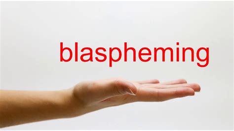 How to Pronounce blaspheming - American English - YouTube