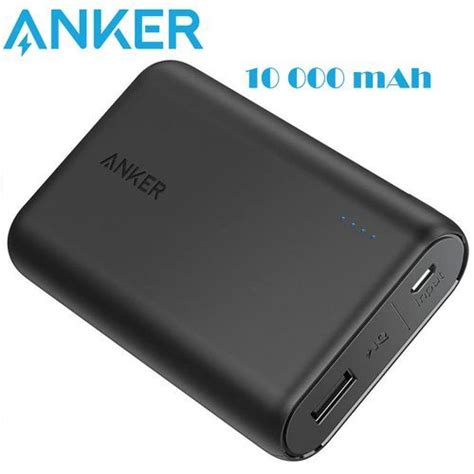 Anker Power Bank PowerCore 10000 Slim Compact 10000mAh External Battery ...