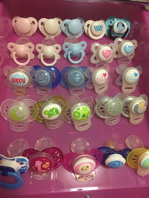 My paci collection! I have about 76. I’ve been collecting since 2016 ...