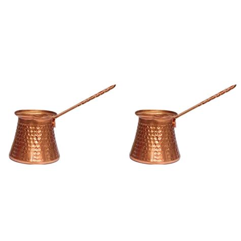2X-Coffee-Wooden-Handle-Turk-Turkish-Coffee-Pot-320Ml-Coffee-Turk ...