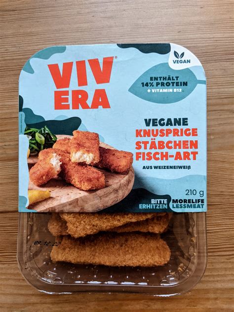 Vivera: Vegane Fischstäbchen auf Weizenbasis mit Vitamin B12