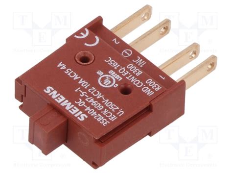 3SB2404-0C SIEMENS - Contact block | NC | TME - Electronic components