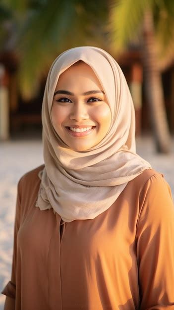 Premium AI Image | Cute beatiful asian muslim woman wearing hijab custom