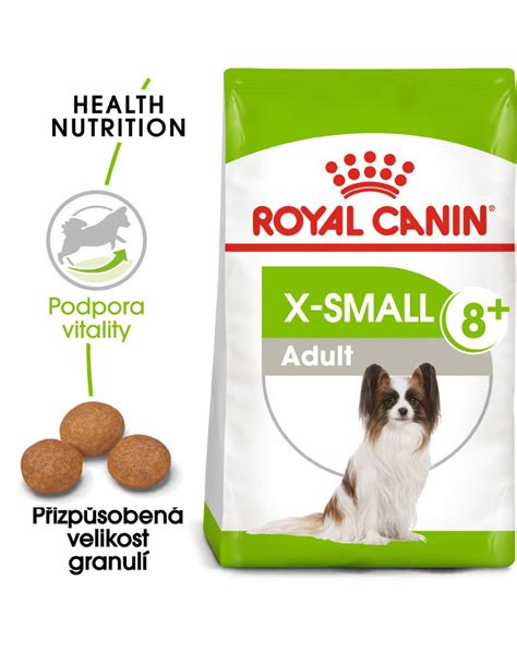 ROYAL CANIN X-Small Adult 8+ 1.5 kg granule pro stárnoucí trpasličí psy ...