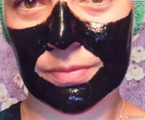 Маска-пленка для кожи лица JiShang BlackHead Rose mask - «ЧЕРНАЯ маска ...